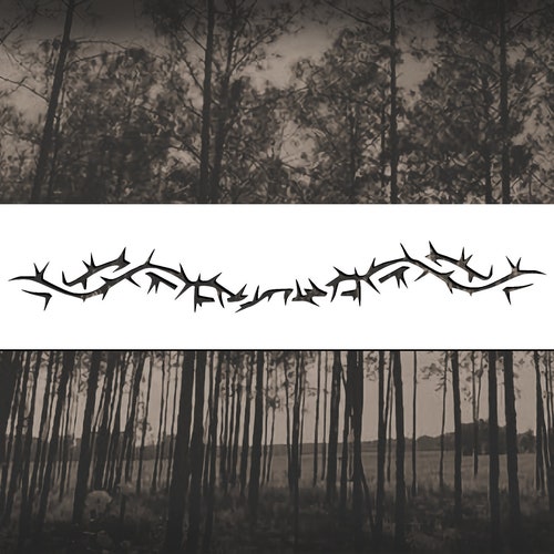 Thorn Vine Border Stencil many Sizes | Etsy