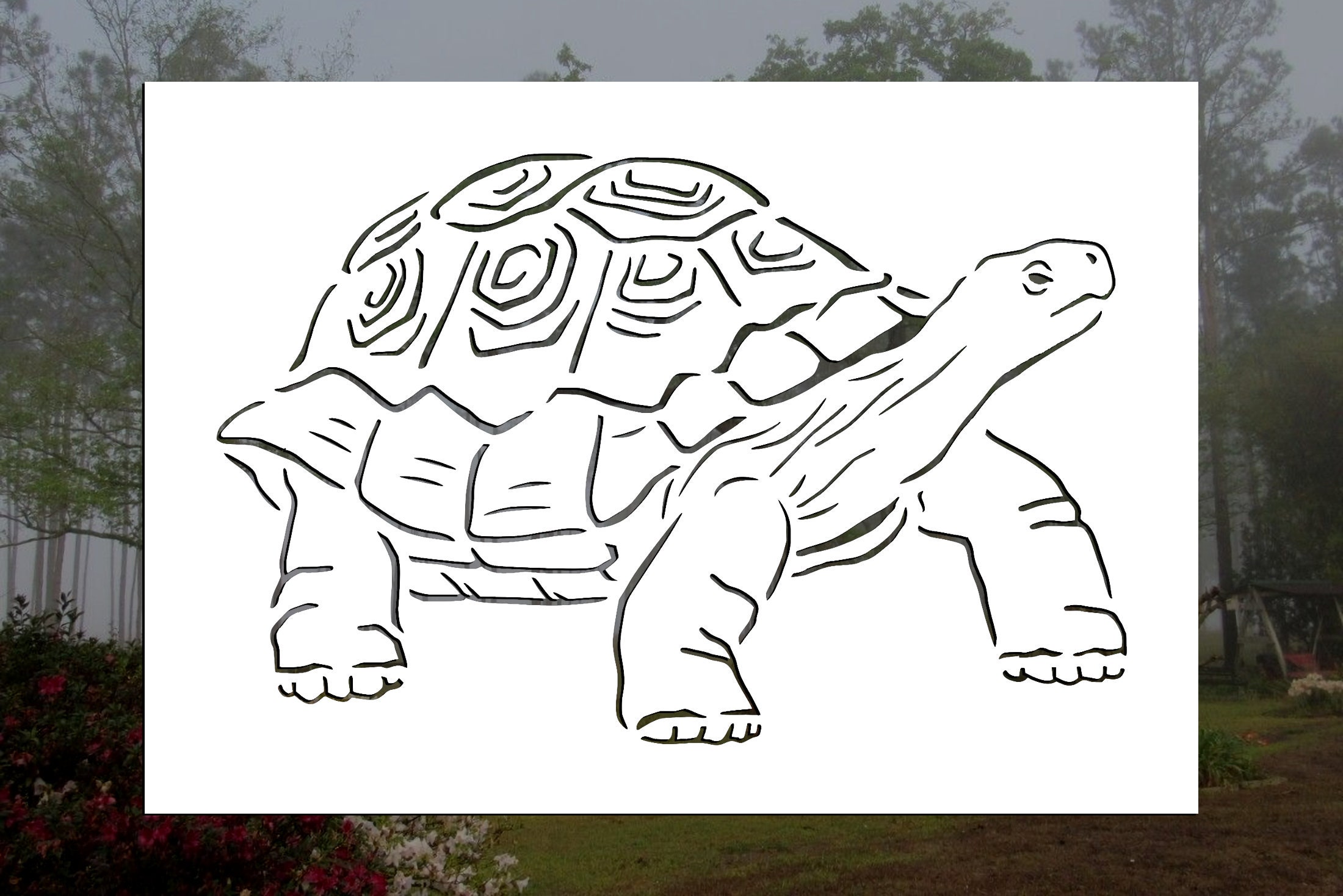 Tortoise Reusable Stencil many Sizes - Etsy