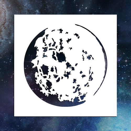 Planet Mars Reusable Stencil many Sizes - Etsy