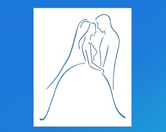 Bride Stencils | Etsy