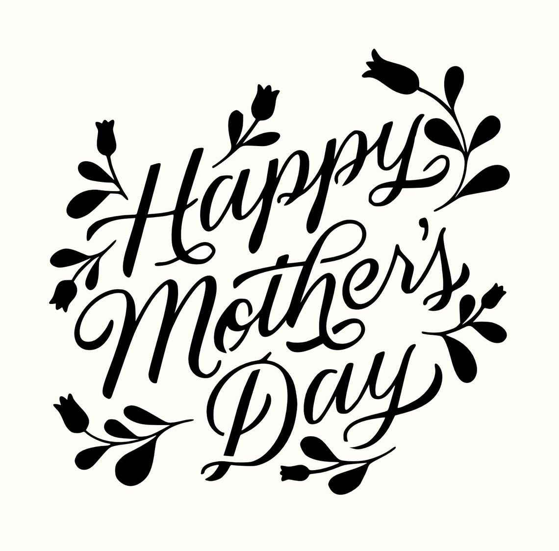 Happy Mother's Day Reusable Stencil (many Sizes) - Etsy
