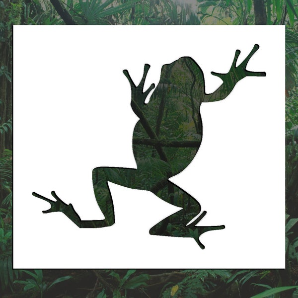 Frog Stencil - Etsy