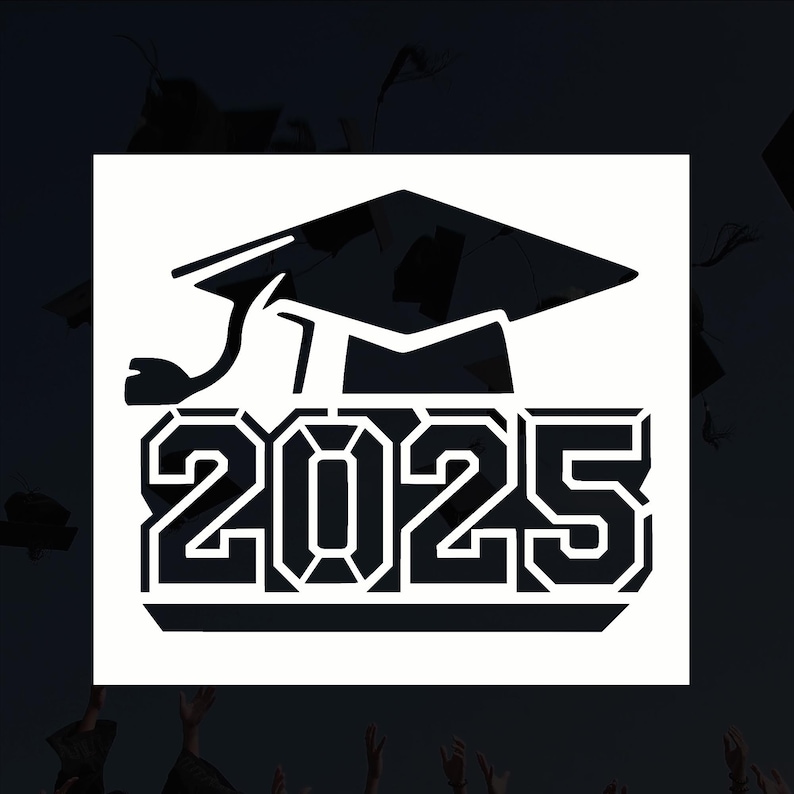 Graduation Cap 2025 Reusable Stencil (many Sizes) - Etsy