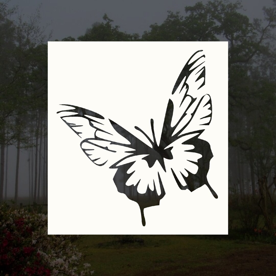 Butterfly Reusable Stencil (many Sizes) - Etsy