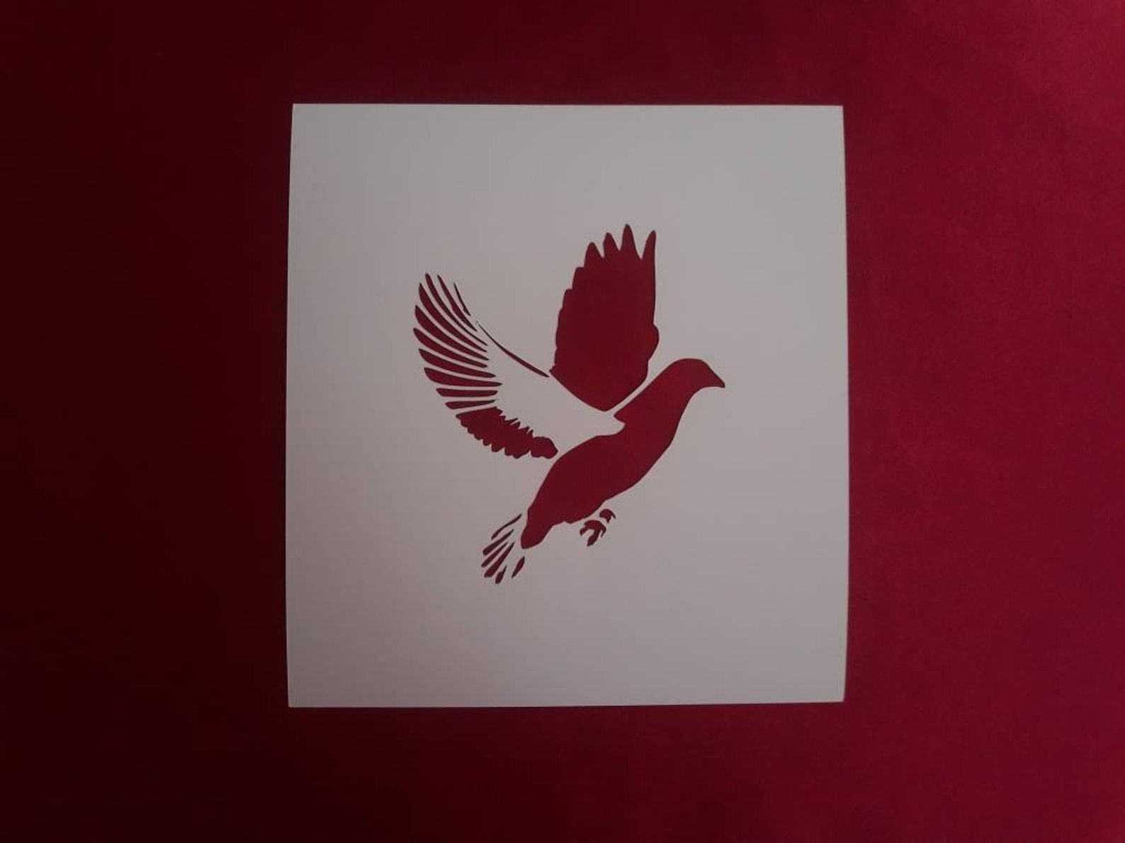 Dove Reusable Stencil Many Sizes | Etsy