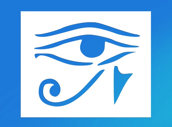 Eye of Amun-Ra Egyptian Inspired Reusable Stencil Many Sizes | Etsy