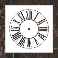 Printable Boho Bright Clock Numbers Display, Editable Clock Numbers ...