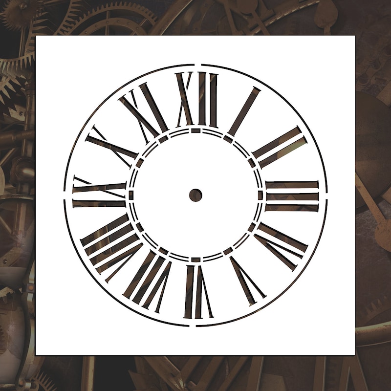 Clock Stencils - Etsy