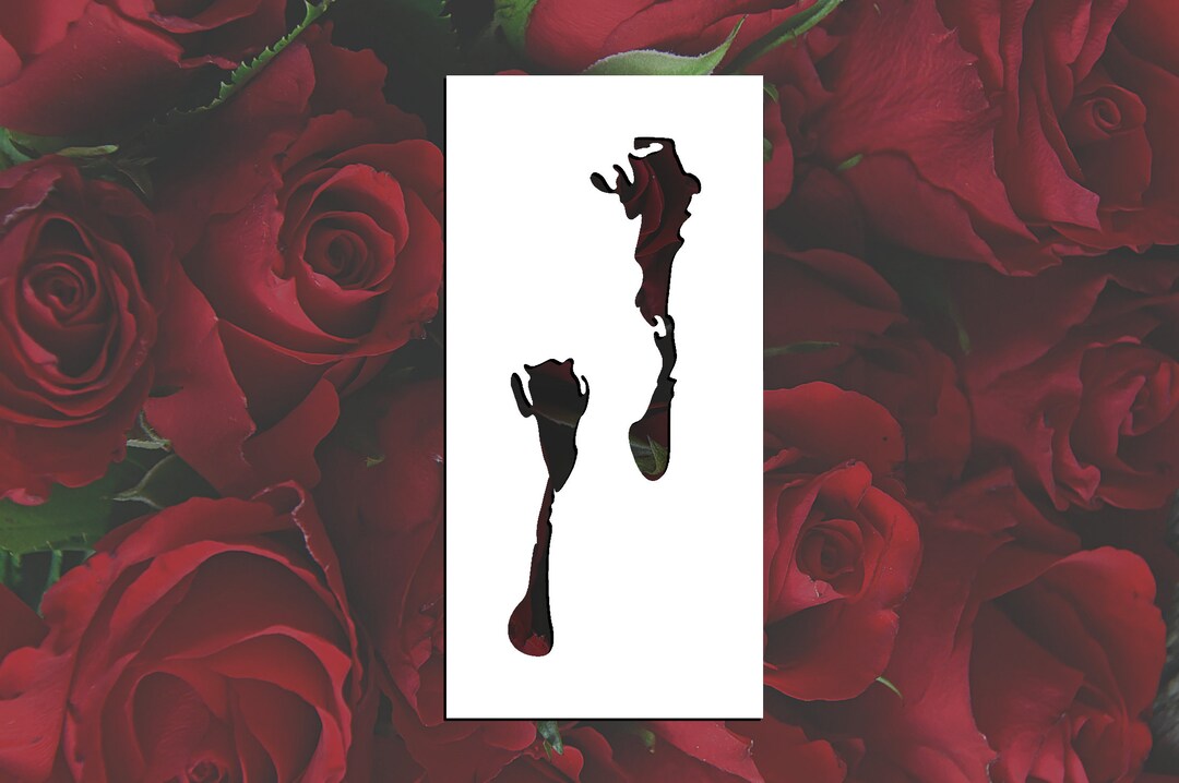 Vampire Puncture Bite Wound | Reusable Stencil (many Sizes) - Etsy