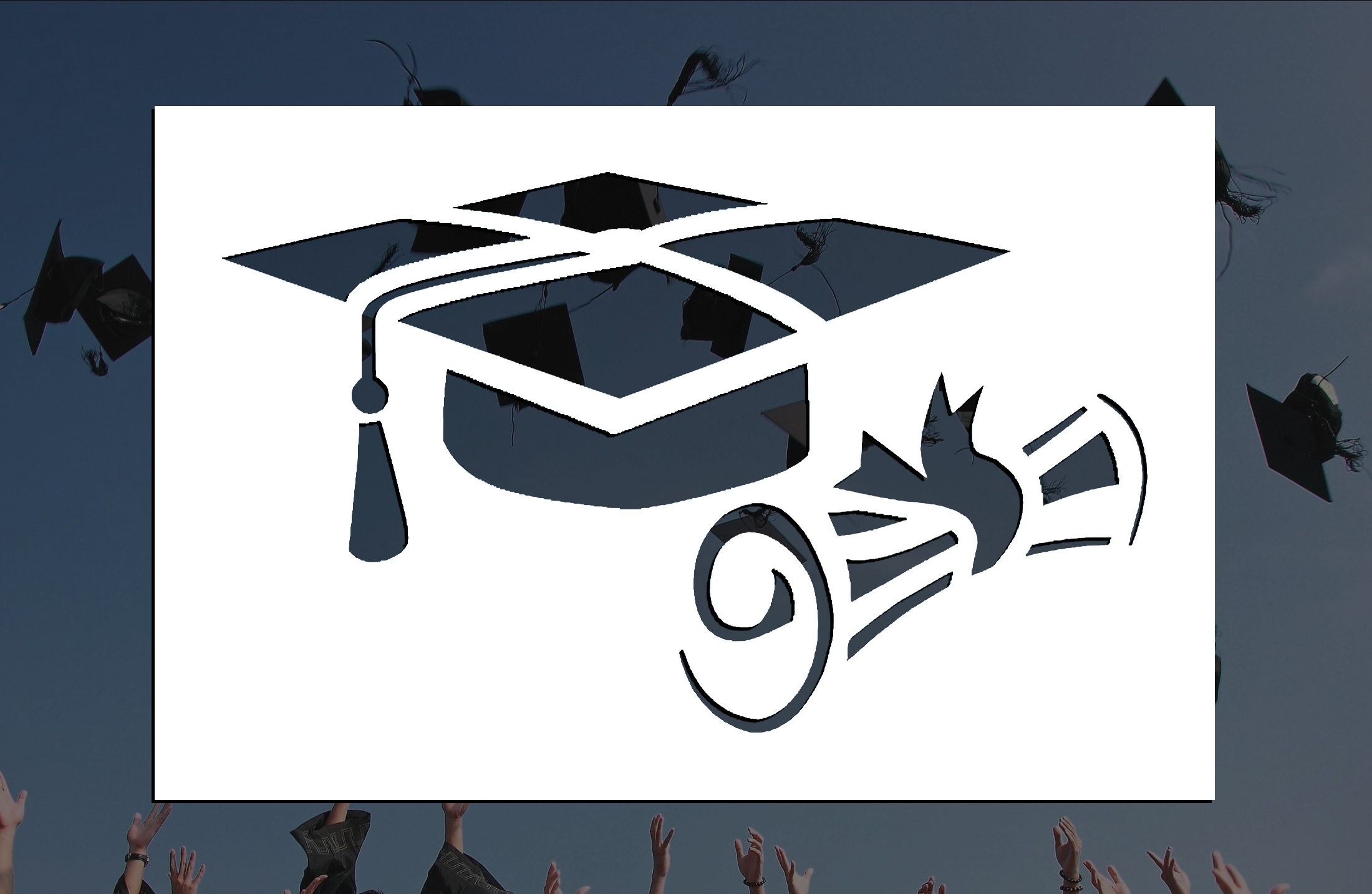 Graduation Cap & Diploma Reusable Stencil many Sizes - Etsy