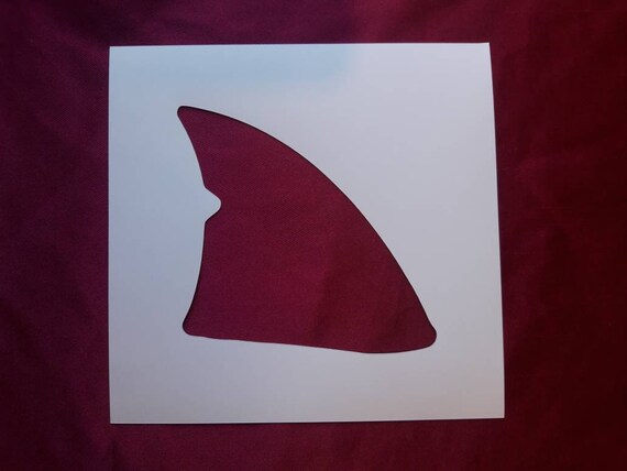 Shark Fin Reusable Stencil Many Sizes | Etsy