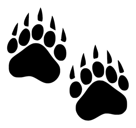 Bear Paw Lion King Painting Stencil 8.3x11.7inch Lion Paw Print Stencil ...
