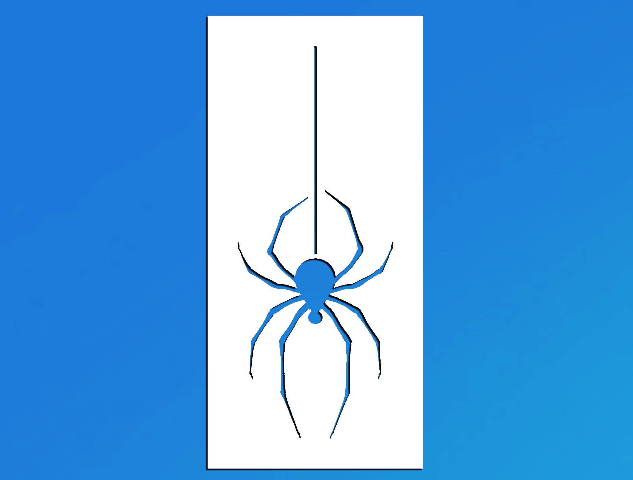 Spider Dangling Reusable Stencil Many Sizes | Etsy
