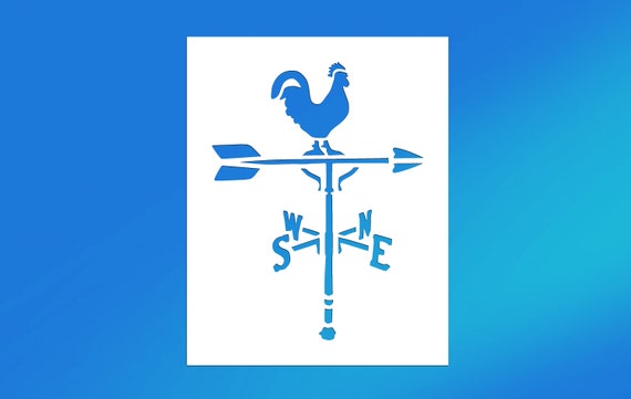 Weather Vane Reusable Stencil many Sizes | Etsy
