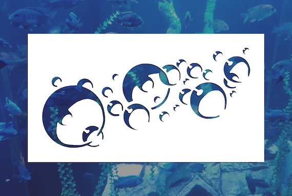 Bubbles Reusable Stencil many Sizes - Etsy