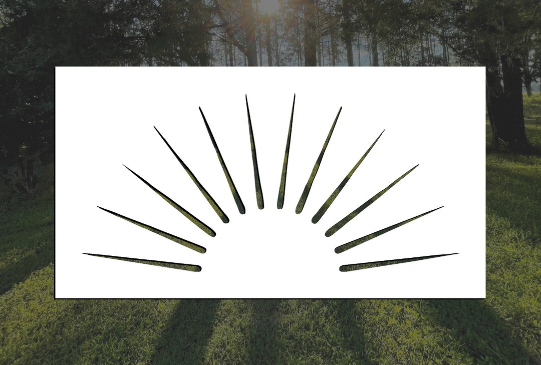 Sunbeam Reusable Stencil (many Sizes) - Etsy