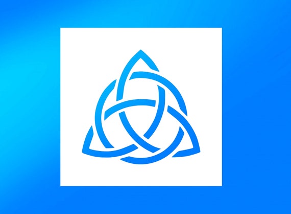 Celtic Trinity Knot Stencil many Sizes | Etsy