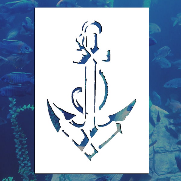 Anchor Stencil - Etsy