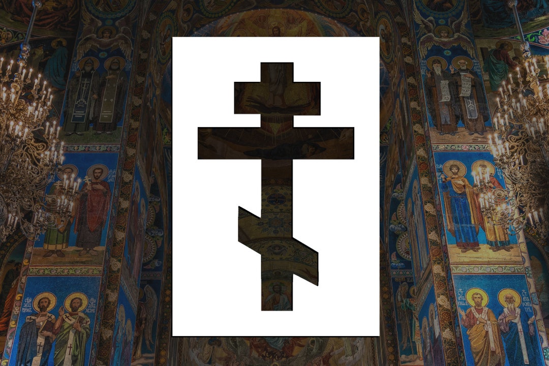 Byzantine Orthodox Christian Cross Reusable Stencil (many Sizes) - Etsy