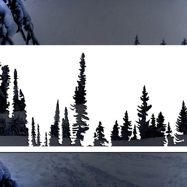 Tree Wall Stencils - Etsy