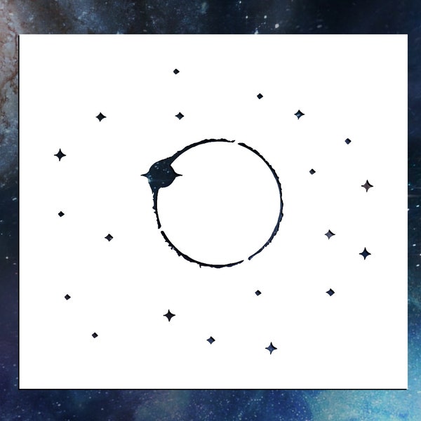 Eclipse Stencil - Etsy