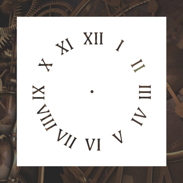 Clock Stencil - Etsy
