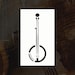 Five-string Banjo Reusable Stencil (many Sizes) - Etsy