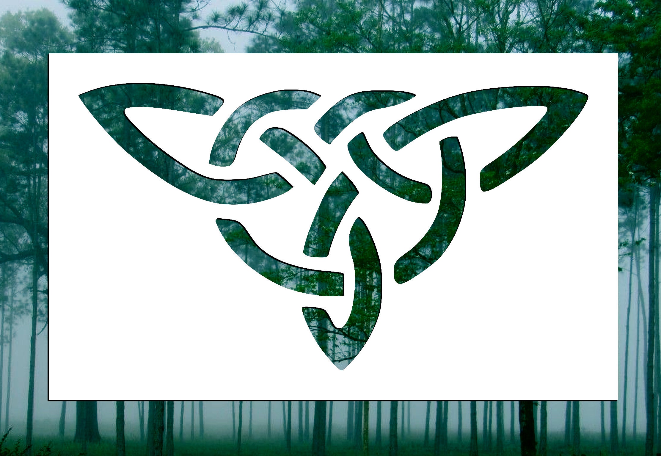 Celtic Knot Stencil many Sizes | Etsy