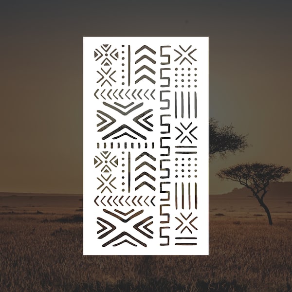 African Stencil - Etsy