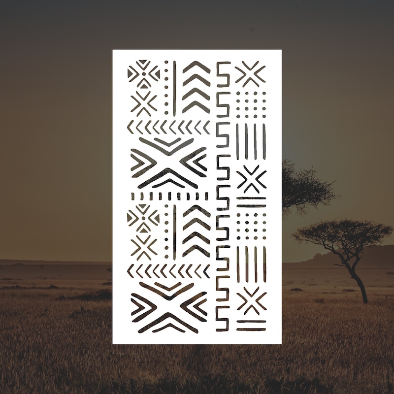 African Stencil - Etsy