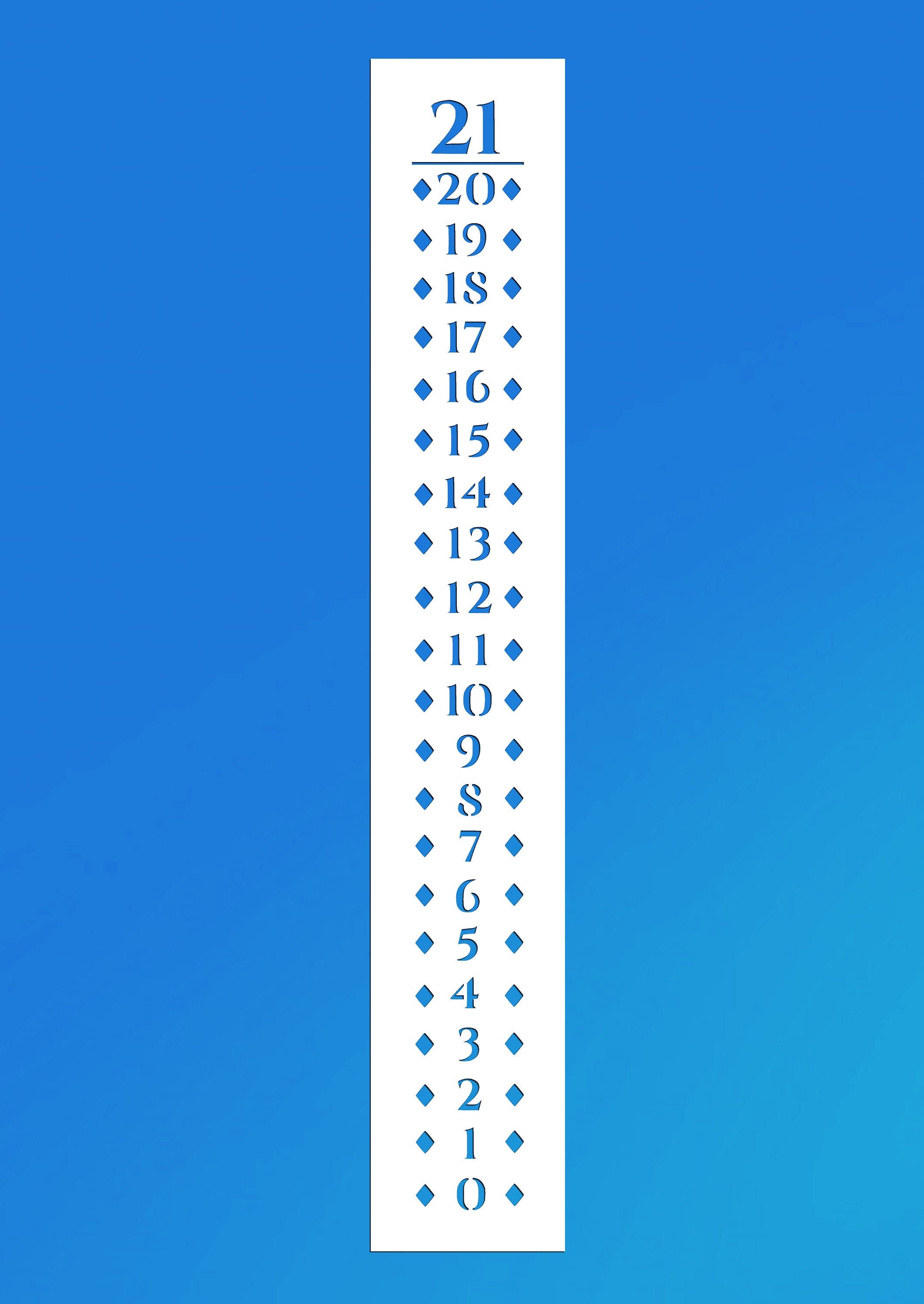 Cornhole Scoreboard Reusable Stencil Many Sizes | Etsy