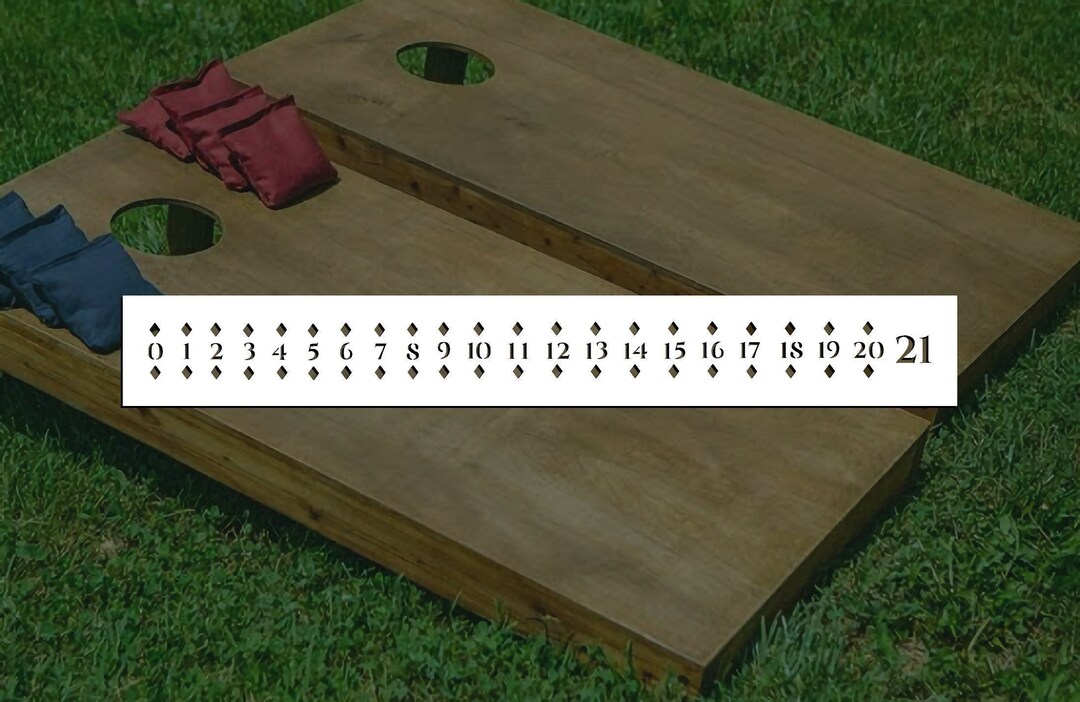 Horizontal Scoreboard Reusable Stencil (many Sizes) - Etsy