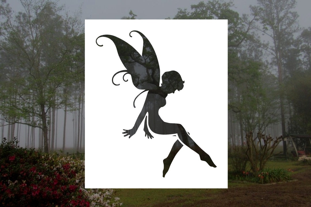Floating Fairy Reusable Stencil (many Sizes) - Etsy