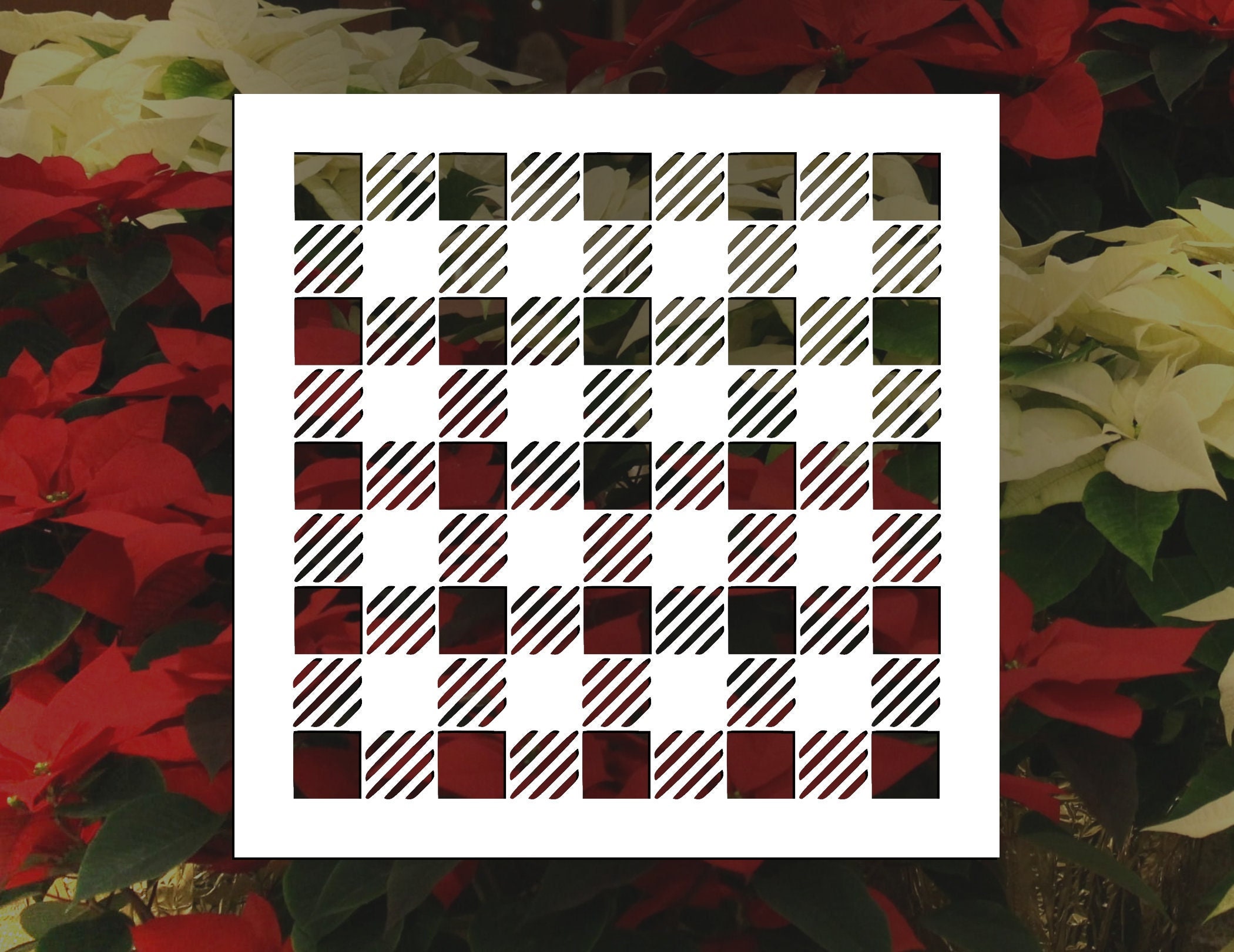 Buffalo Plaid Reusable Stencil many Sizes - Etsy