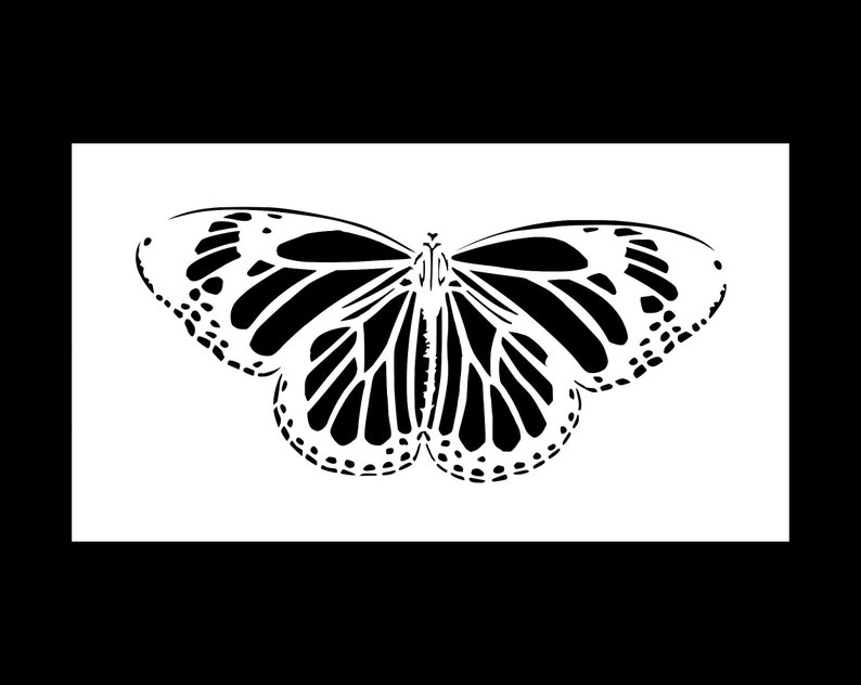 Monarch Butterfly Reusable Stencil Many Sizes | Etsy
