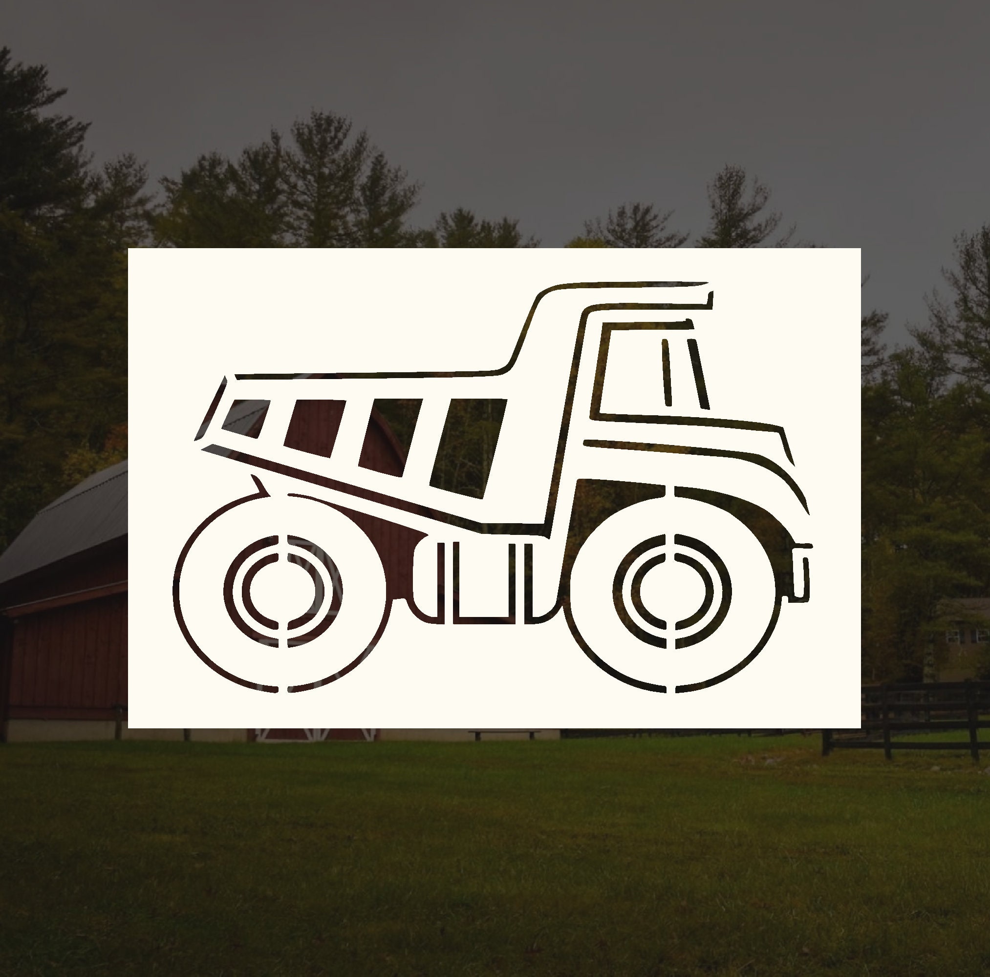 Toy Dump Truck Reusable Stencil many Sizes - Etsy