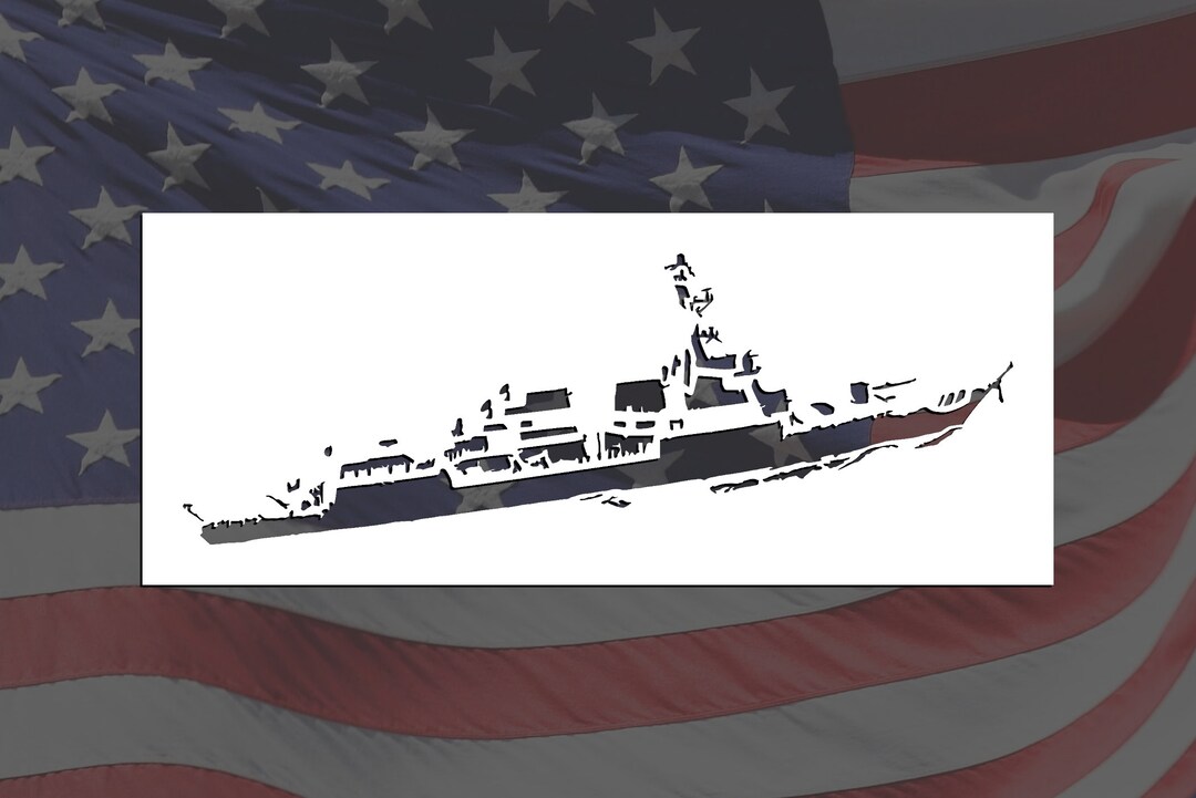 Navy Ship Reusable Stencil (many Sizes) - Etsy