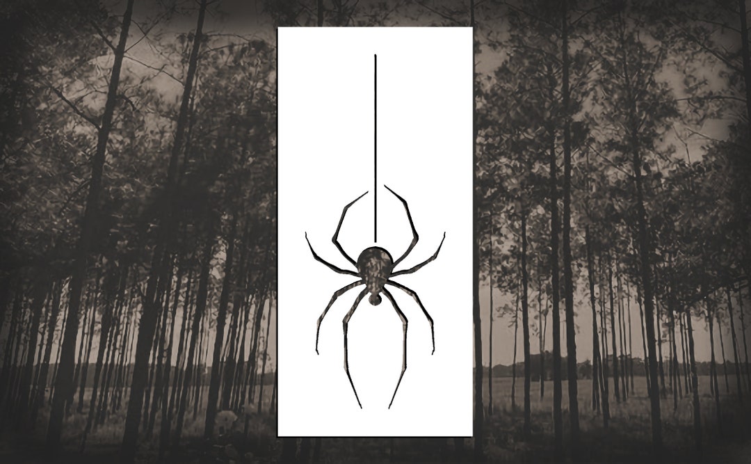 Spider Dangling Reusable Stencil (many Sizes) - Etsy