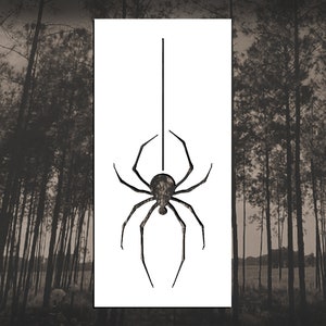 Spider Dangling Reusable Stencil many Sizes | Etsy