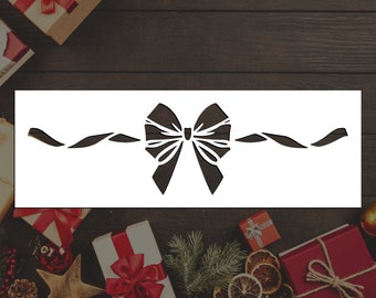 Bow Stencil, Reusable Bow Stencil, DIY Craft Stencil, Large Bow Stencil ...
