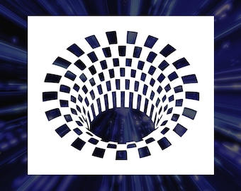 Black Hole Vortex Quilt - Etsy