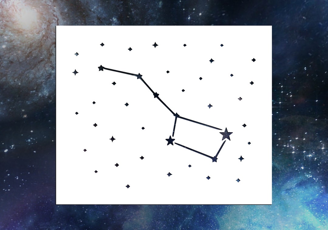 The Big Dipper Reusable Stencil (many Sizes) - Etsy