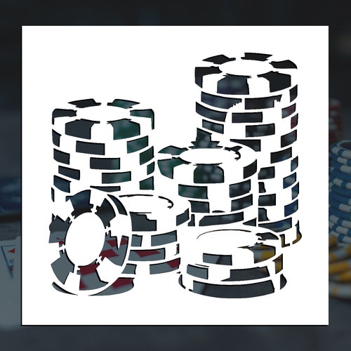 Set of Four Aces Reusable Stencil many Sizes - Etsy