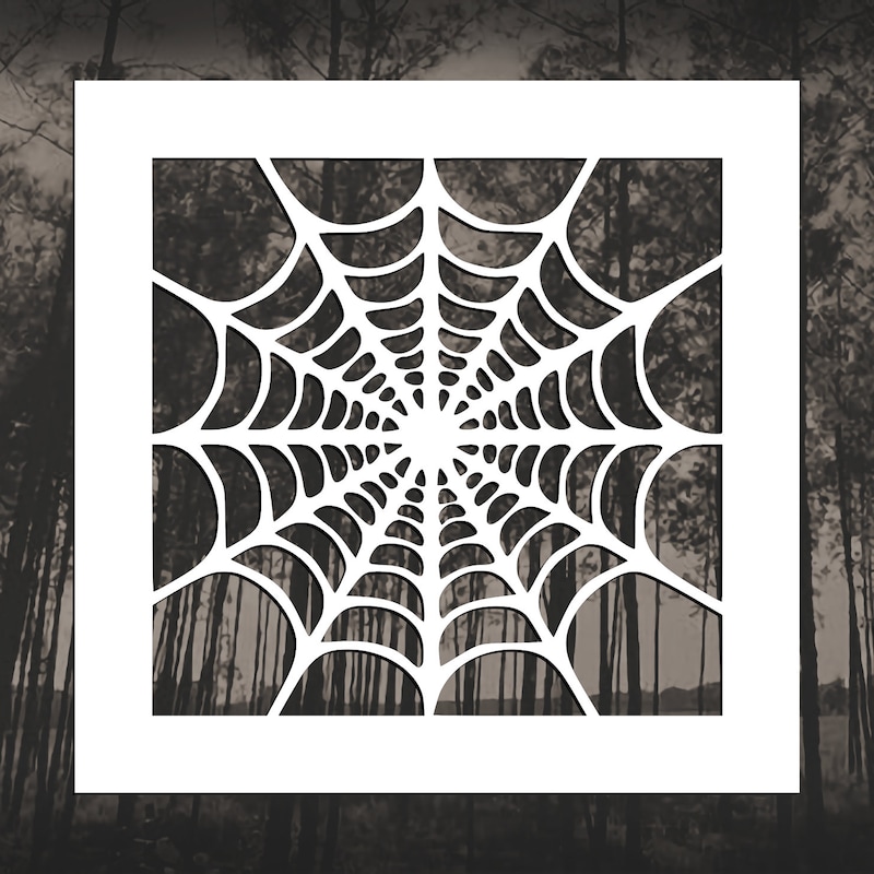 Spider Web Stencils - Etsy