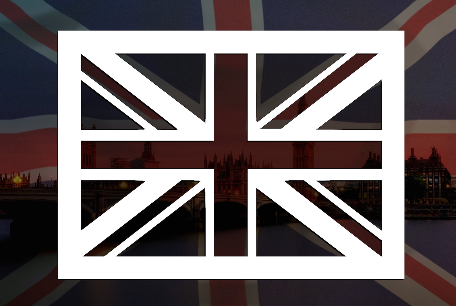 Union Jack Flag Stencil (many Sizes) - Etsy