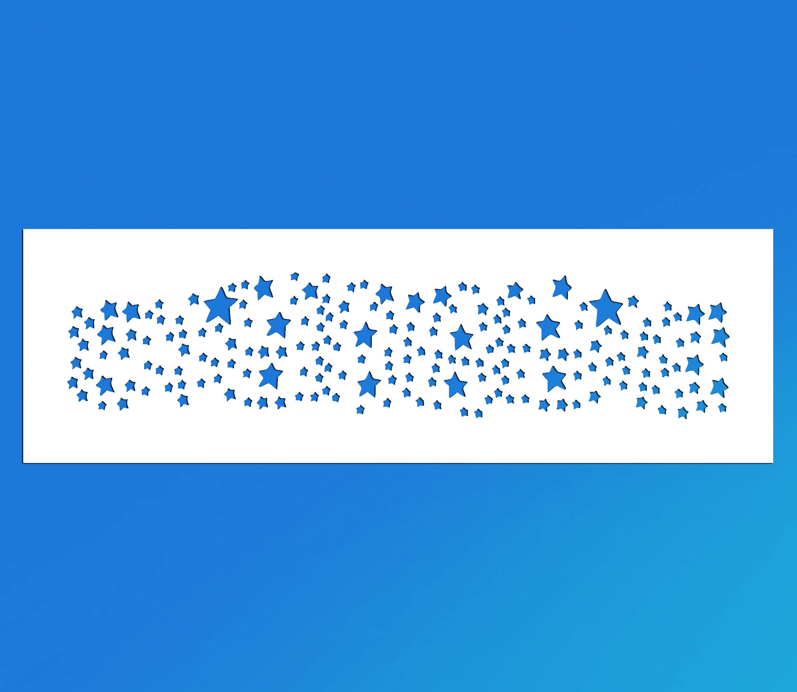 Plantilla reutilizable de estrellas variadas muchos tamaños | Etsy