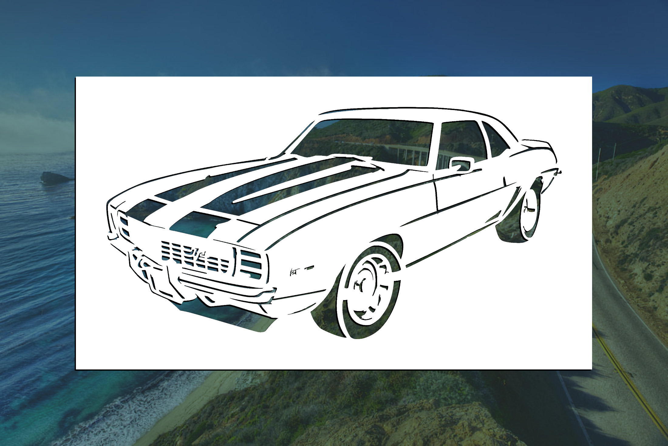 Camaro Stencil