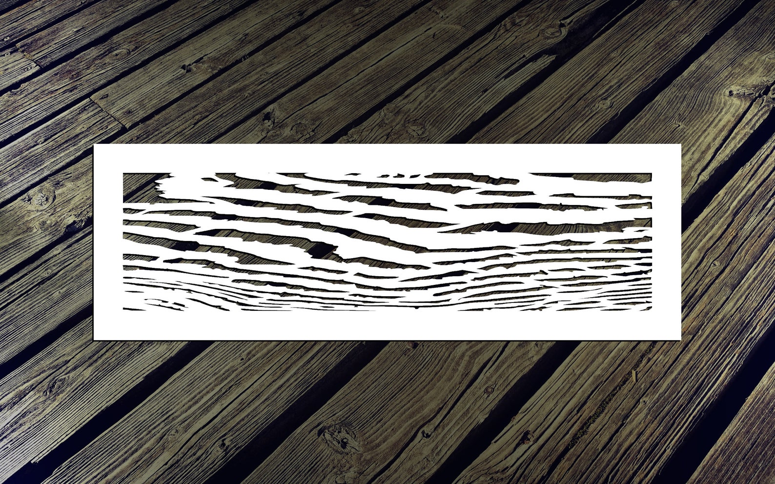 Oak Wood Grain Reusable Stencil (many Sizes) - Etsy