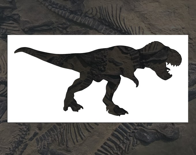 Tyrannosaurus Dinosaur Stencil T Rex Stencil, Dinosaur Wall Stencil ...