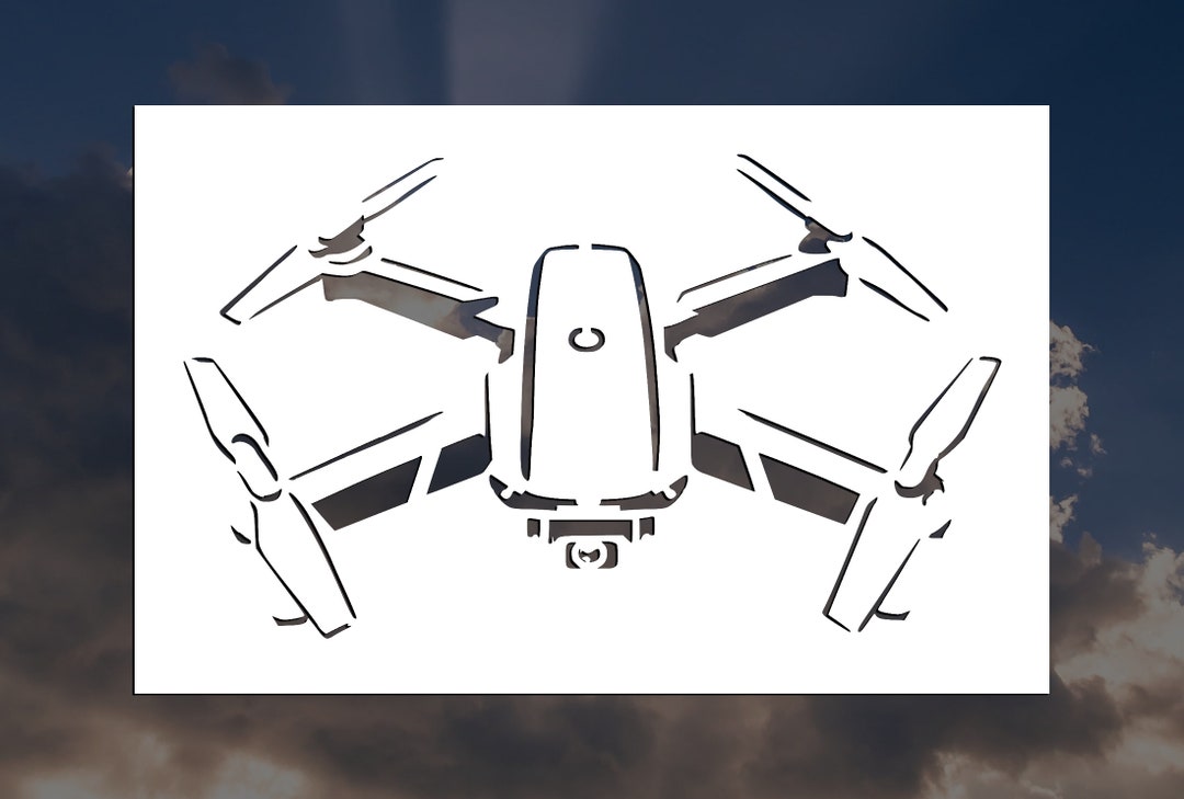 Drone Reusable Stencil (many Sizes) - Etsy